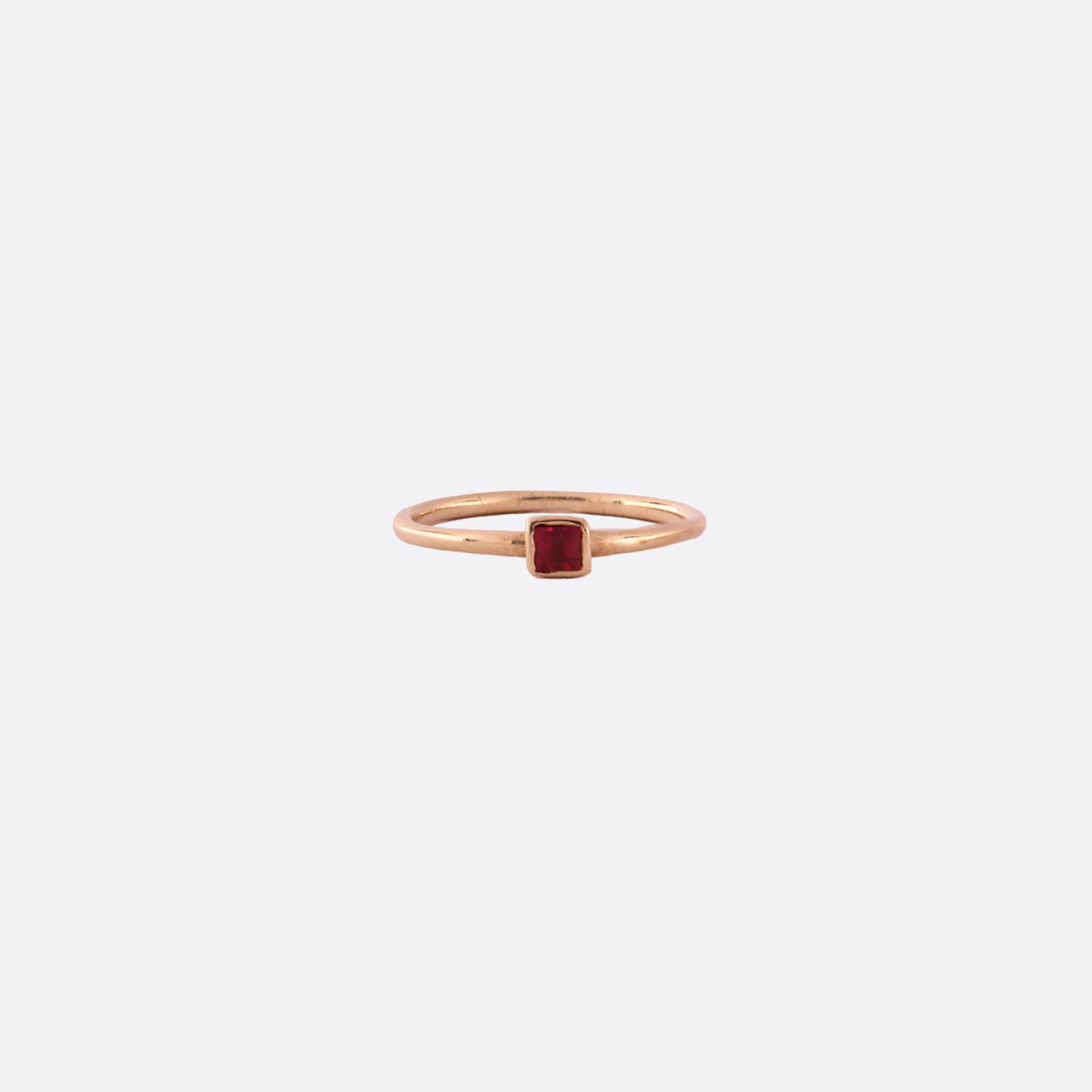 classic square ruby ring – Meyrav Shavit Online